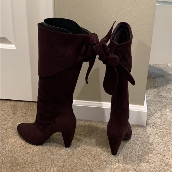 Brantano | Shoes | Suede Brown Tall Boots L Size 75 | Poshmark
